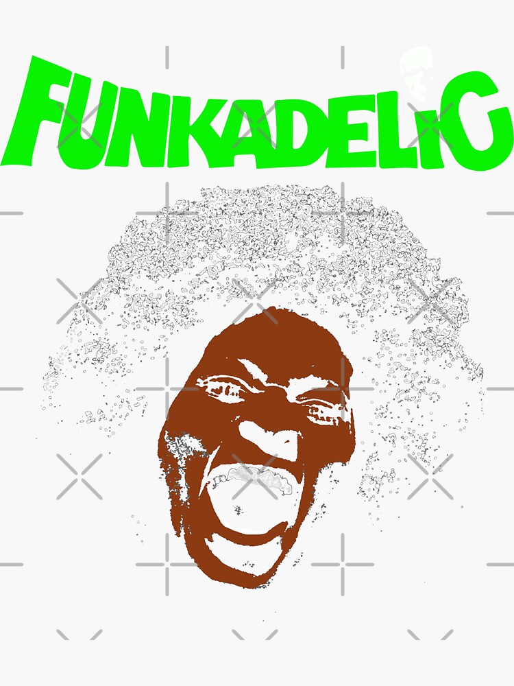 "Funkadelic Rock Band Maggot Brain Art" Sticker for Sale by ...