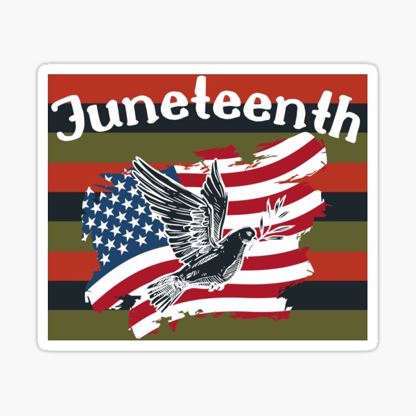 "Juneteenth " Sticker for Sale by Hotful | Redbubble