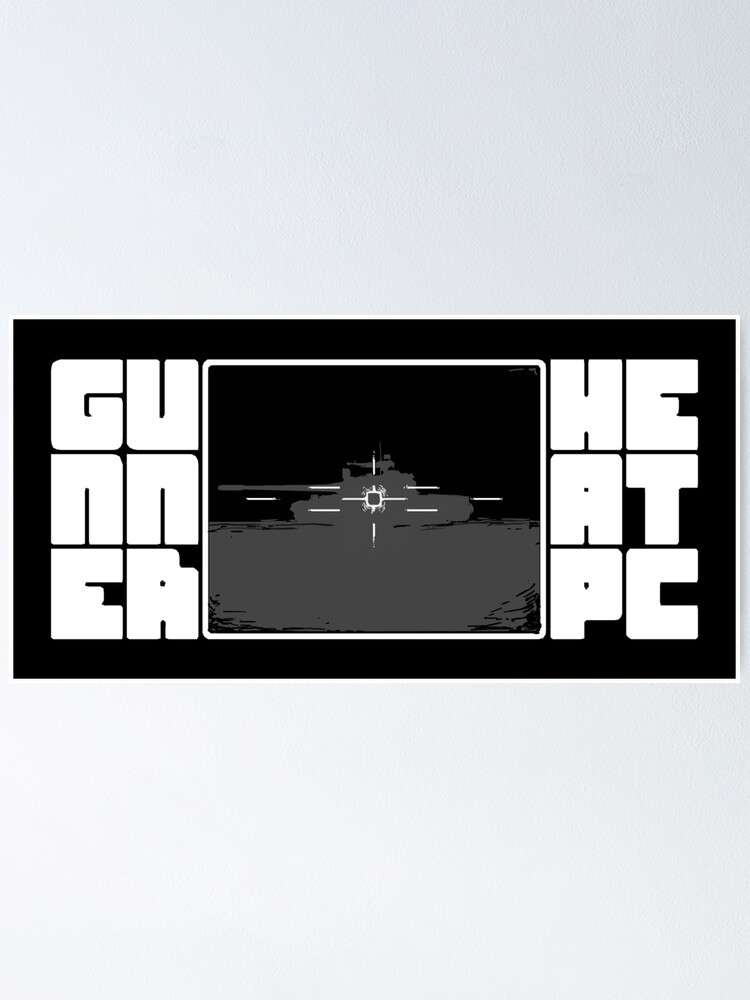 "GHPC Thermals with Block Text" Poster for Sale by gunnerheatpc | Redbubble