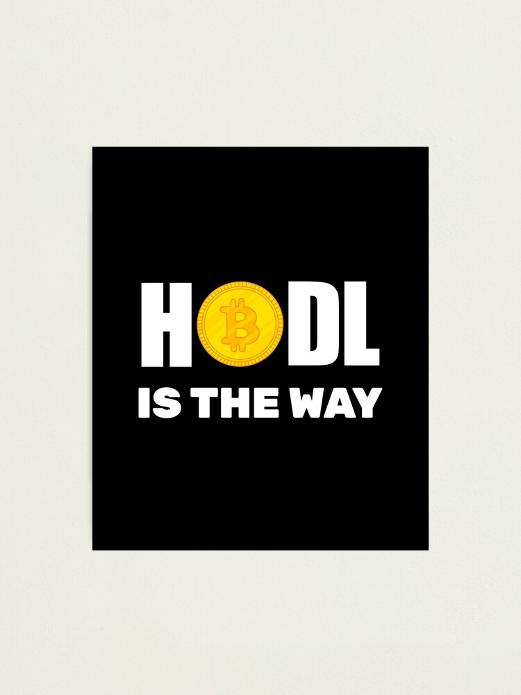 Lámina fotográfica «Diseño de dibujos animados Crypto Hodl» de Storopia ...