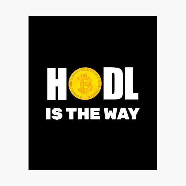 Lámina fotográfica «Diseño de dibujos animados Crypto Hodl» de Storopia ...