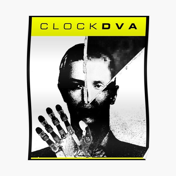 "Clock DVA" Poster for Sale by PsychoProjectTS | Redbubble
