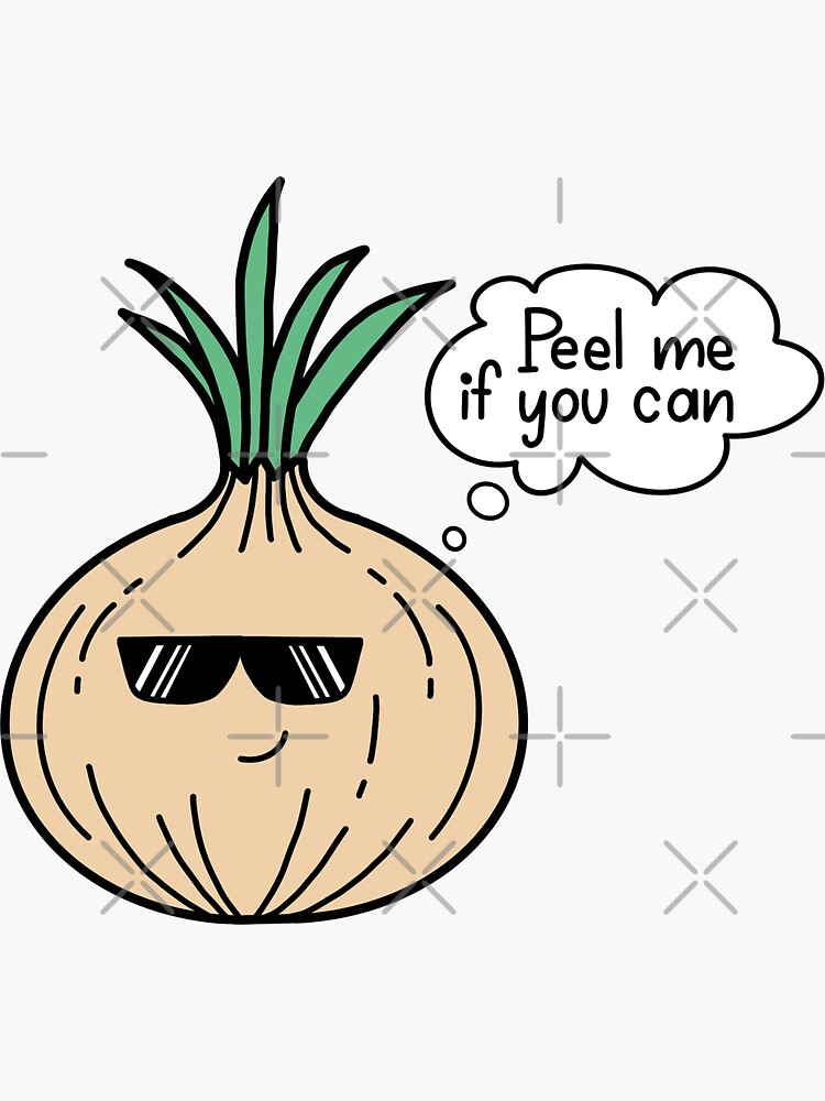 "Peel me if you can" Sticker for Sale by DT21 | Redbubble