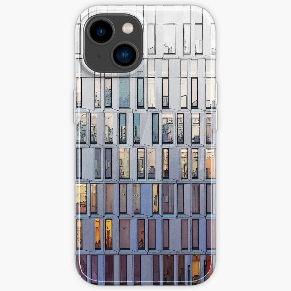 "architecture illustration - graphic building facade" iPhone Case for ...