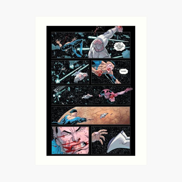 "invincible comic strip" Art Print by Digitalunivers | Redbubble
