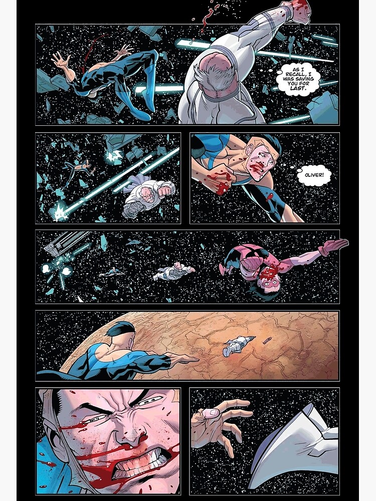 "invincible comic strip" Art Print by Digitalunivers | Redbubble