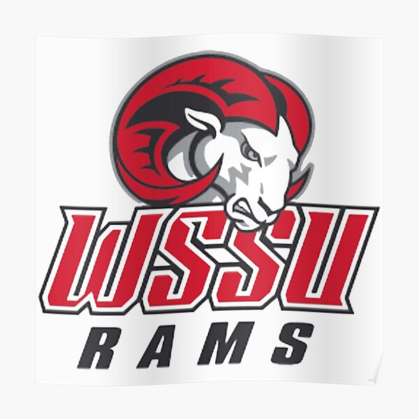 "WSSU Rams Red T-Shirt" Poster for Sale by elmersignature | Redbubble