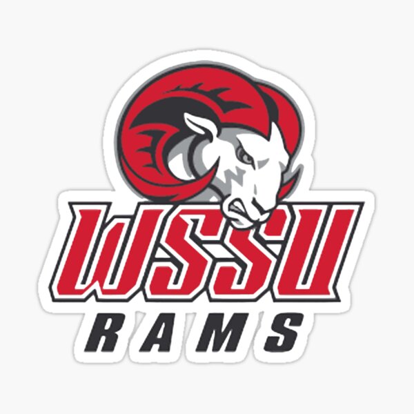 "WSSU Rams Red T-Shirt" Sticker for Sale by elmersignature | Redbubble