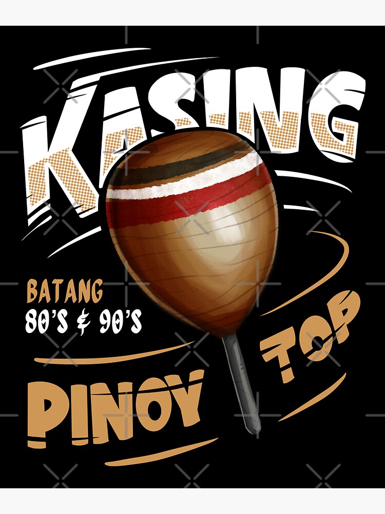 "Pinoy Bisaya Cebuano Kasing Trompo Top Batang 80s 90s" Sticker for ...