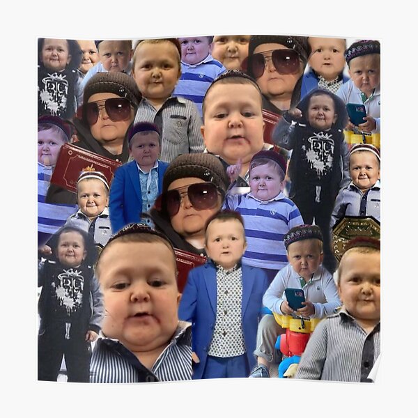 "Hasbulla collage" Poster by Patmackriel70 | Redbubble