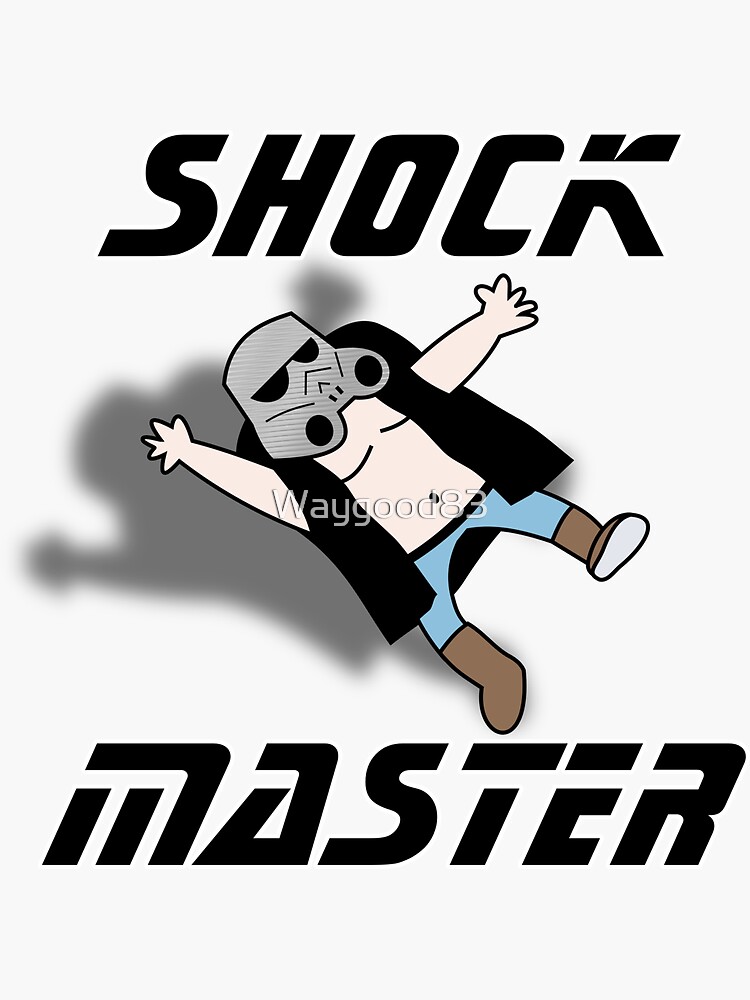 "Shockmaster wrestling" Sticker for Sale by Waygood83 | Redbubble