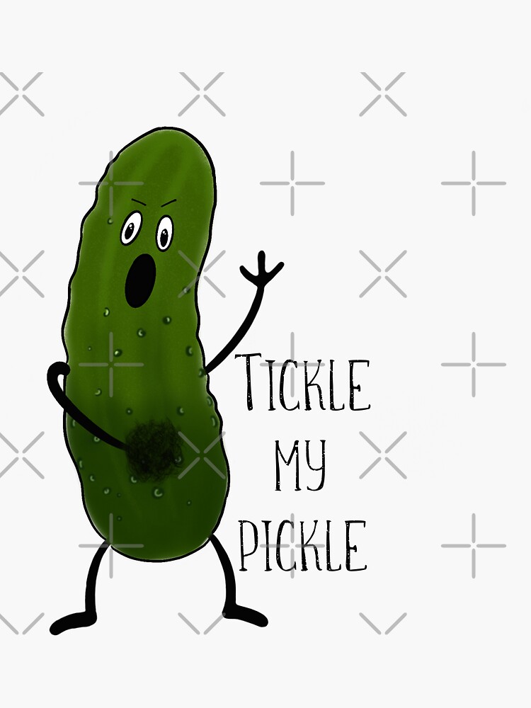 "Tickle My Pickle" Sticker for Sale by Flinksdesign | Redbubble