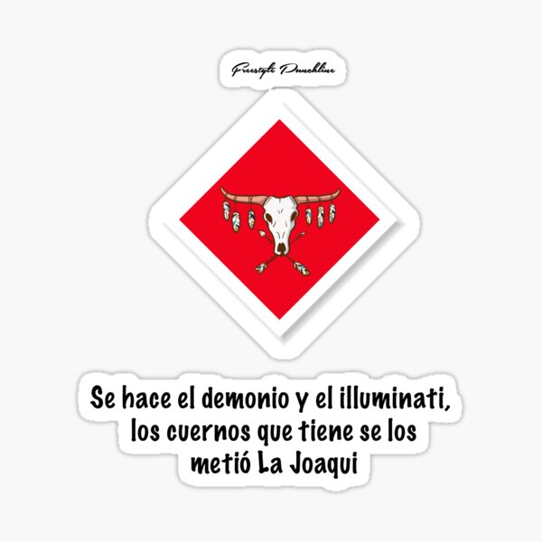 "The Horns of Wos" Sticker for Sale by FreestylePunch | Redbubble