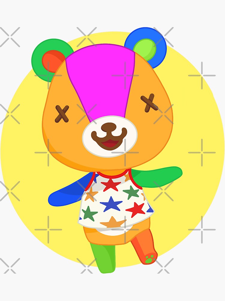 "Stitches Bear" Sticker by LittleSmarthy | Redbubble