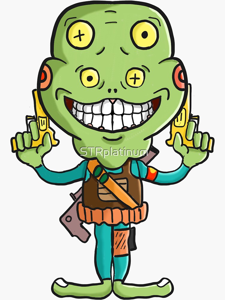 "gero frog shooter" Sticker for Sale by STRplatinum | Redbubble