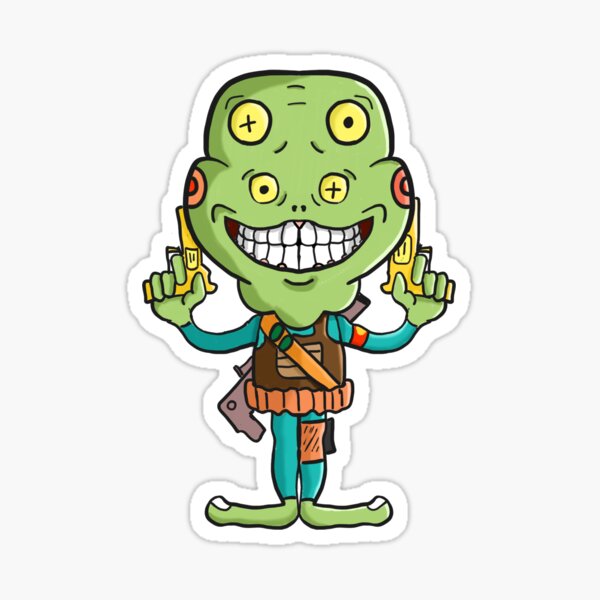 "gero frog shooter" Sticker for Sale by STRplatinum | Redbubble