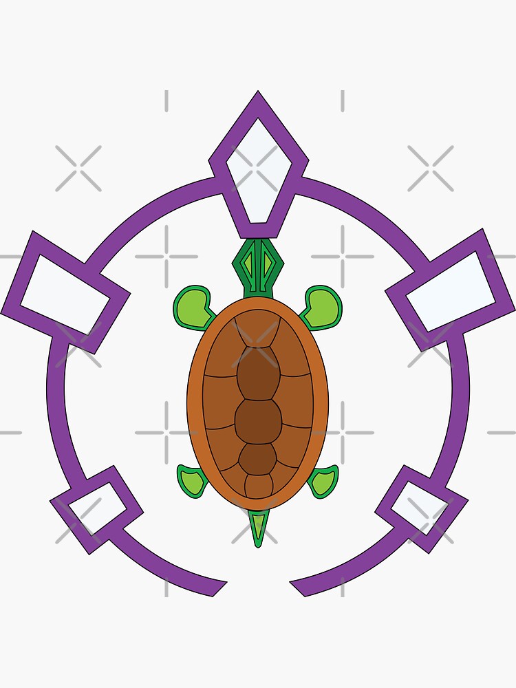 "Turtle Clan Haudenosaunee, Oneida Nation by Anna White" Sticker for ...