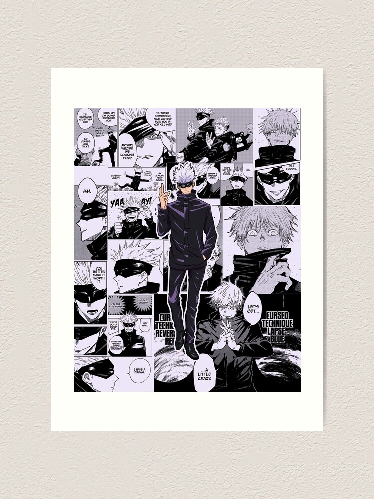 "Jujutsu Kaisen Gojo Collage" Art Print for Sale by Akolytus | Redbubble