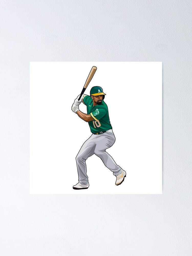 "Marcus Semien #10 Bats Ready" Poster by KingdomSports | Redbubble