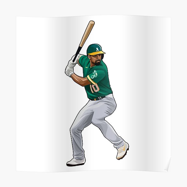 "Marcus Semien #10 Bats Ready" Poster by KingdomSports | Redbubble