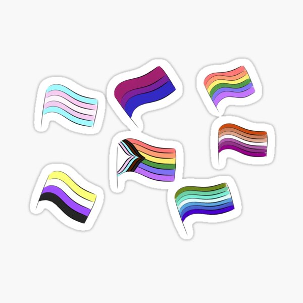 Pride Flags Sticker Pack Sticker For Sale By Felipefranca Redbubble