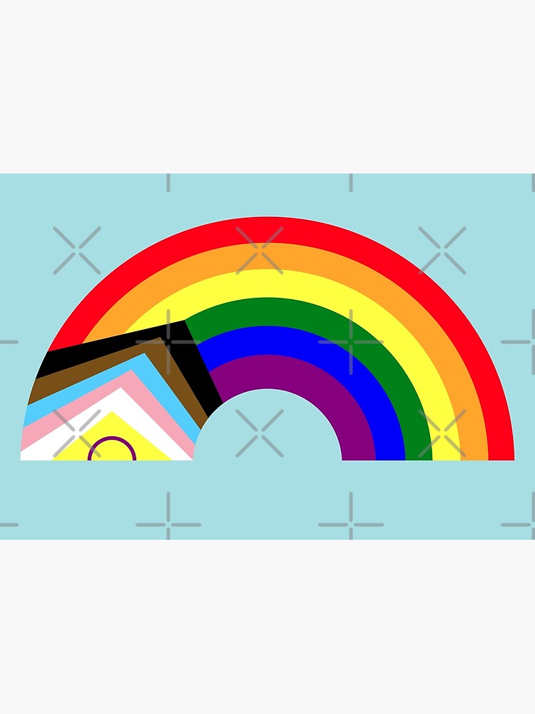 "Progress Pride Flag Rainbow - 2021 Redesign" Poster for Sale by ...