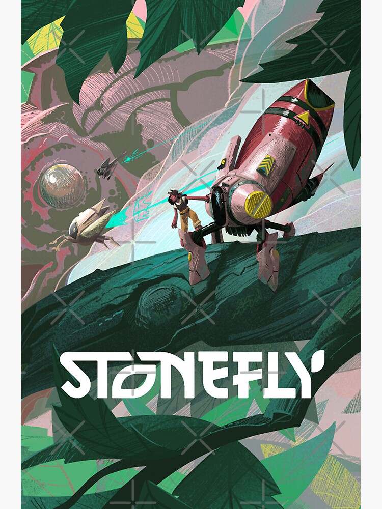 "Stonefly" Sticker by Sarahoctopus | Redbubble