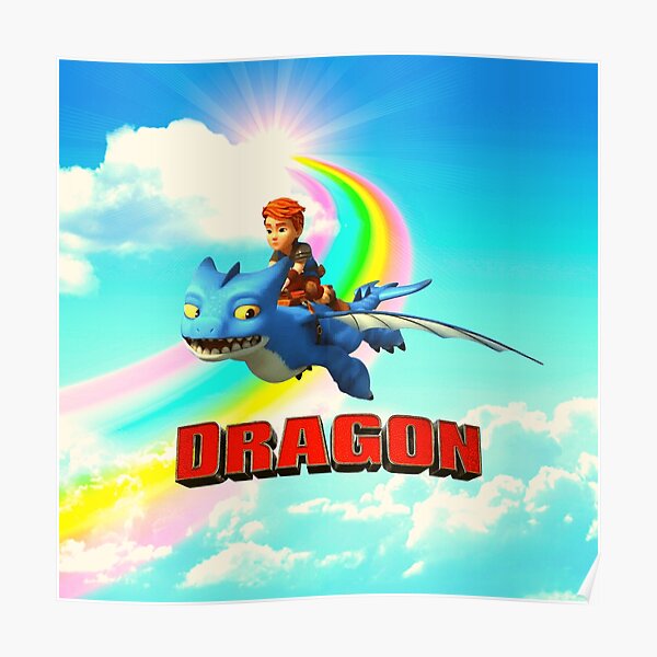 "Dragons Rescue Riders Season 3" Poster by ARTICIAL | Redbubble