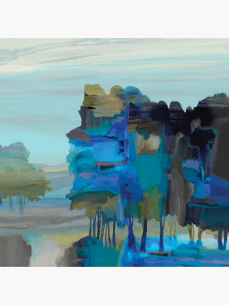 "Ridge Art" Sticker for Sale by AbbiePotts | Redbubble