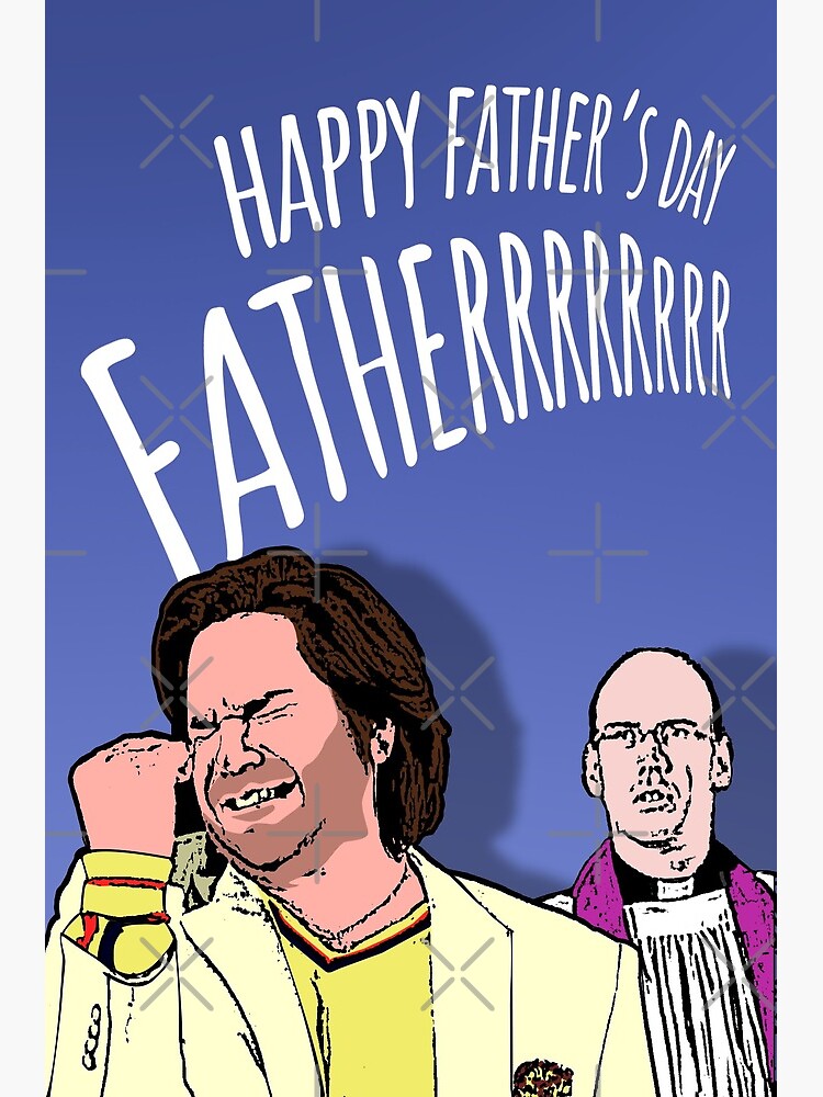 "Father IT Crowd Douglas Reynholm Father's Day Card" Greeting Card for ...