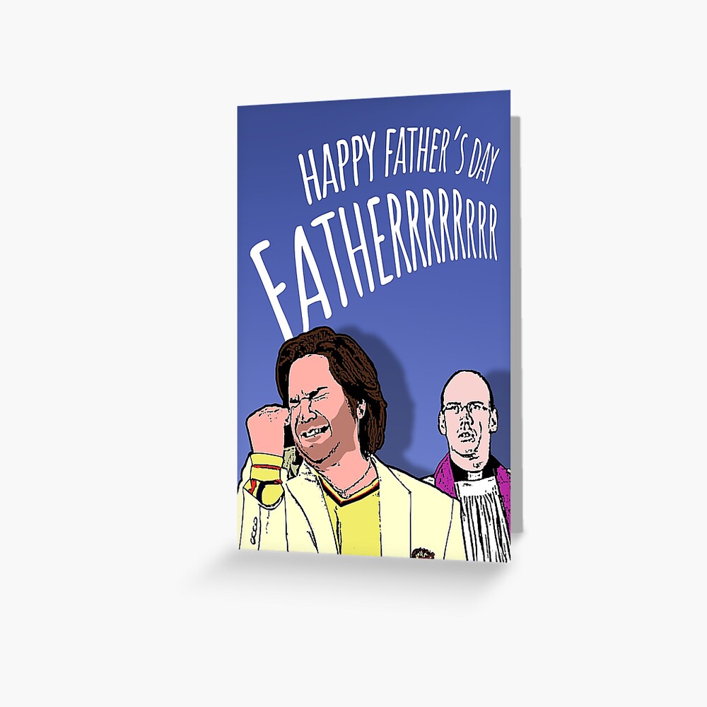 "Father IT Crowd Douglas Reynholm Father's Day Card" Greeting Card for ...