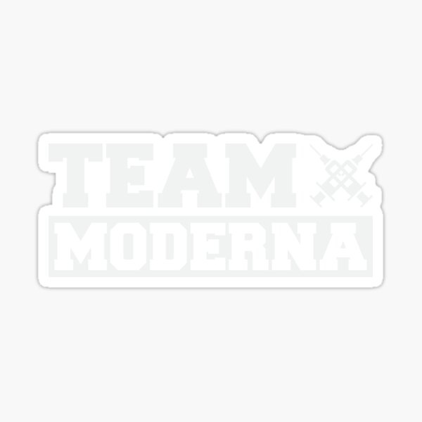 "Team moderna" Sticker for Sale by hafizullah | Redbubble
