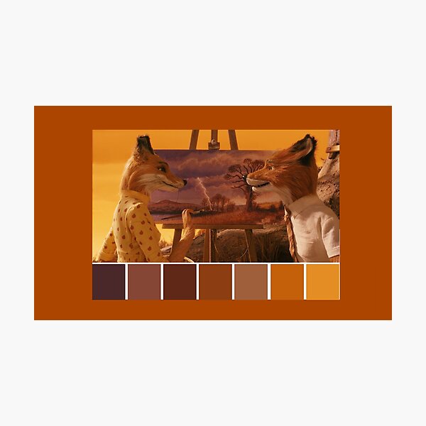 "Fantastic Mr. Fox palette" Photographic Print by FrancescaNasta ...