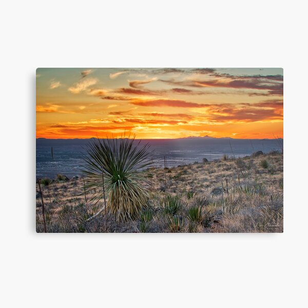 "El Paso Sunset" Metal Print for Sale by Ray Chiarello | Redbubble