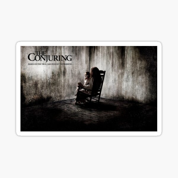 "The Conjuring" Sticker for Sale by otiscross1301 | Redbubble