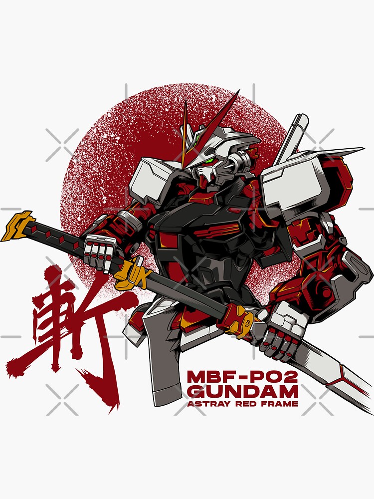 "Astray Red Frame" Sticker for Sale by svthyp | Redbubble