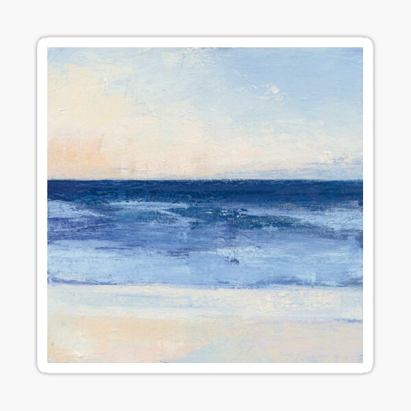 "True Blue Ocean" Sticker for Sale by IsaacKnight | Redbubble