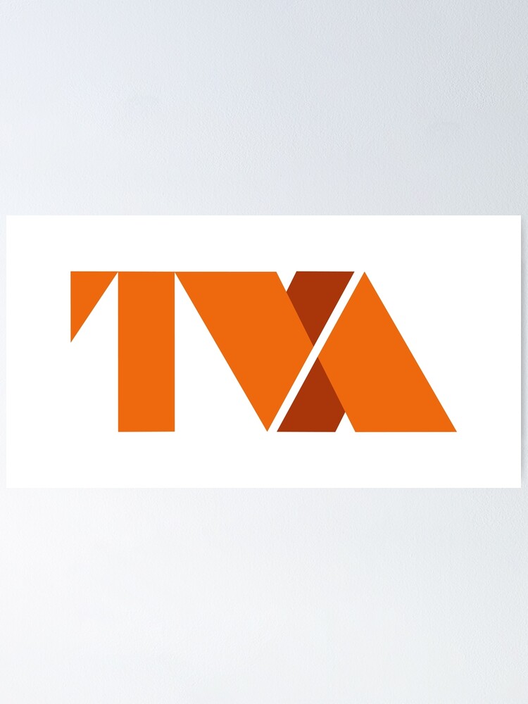 "TVA logo orange - Time Variance Authority " Poster by aaaxel | Redbubble