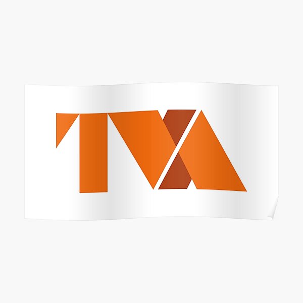 "TVA logo orange - Time Variance Authority " Poster by aaaxel | Redbubble