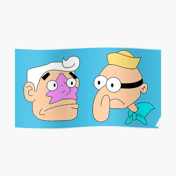Mermaid Man And Barnacle Boy Posters | Redbubble
