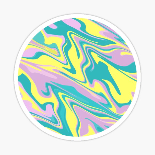 "Summer Swirl" Sticker for Sale by TheEmilySuzanne | Redbubble