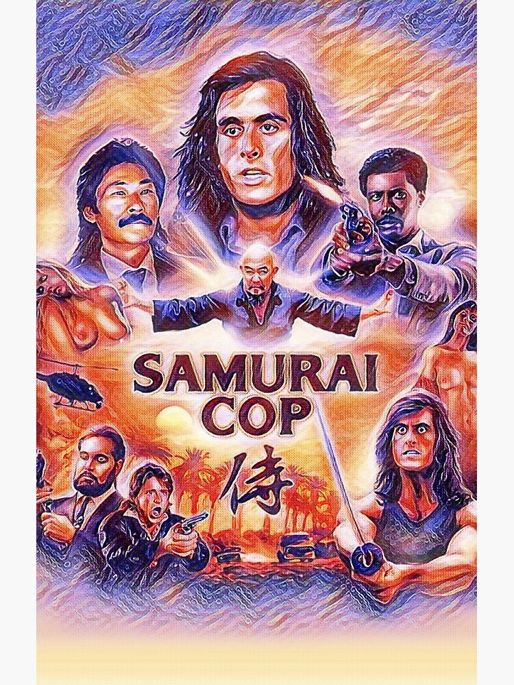 "Samurai Cop Wallpaper" Poster von VerbalSilence | Redbubble