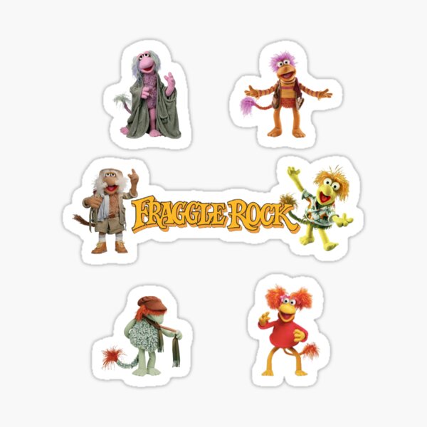 "Fraggle Rock Show" Sticker for Sale by Alastair42 | Redbubble