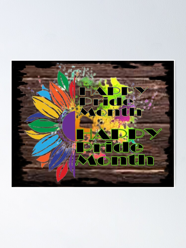"Happy pride month, LGBTQ PNG , LGBTQ, GAY Pride" Poster by ornwika8764 ...