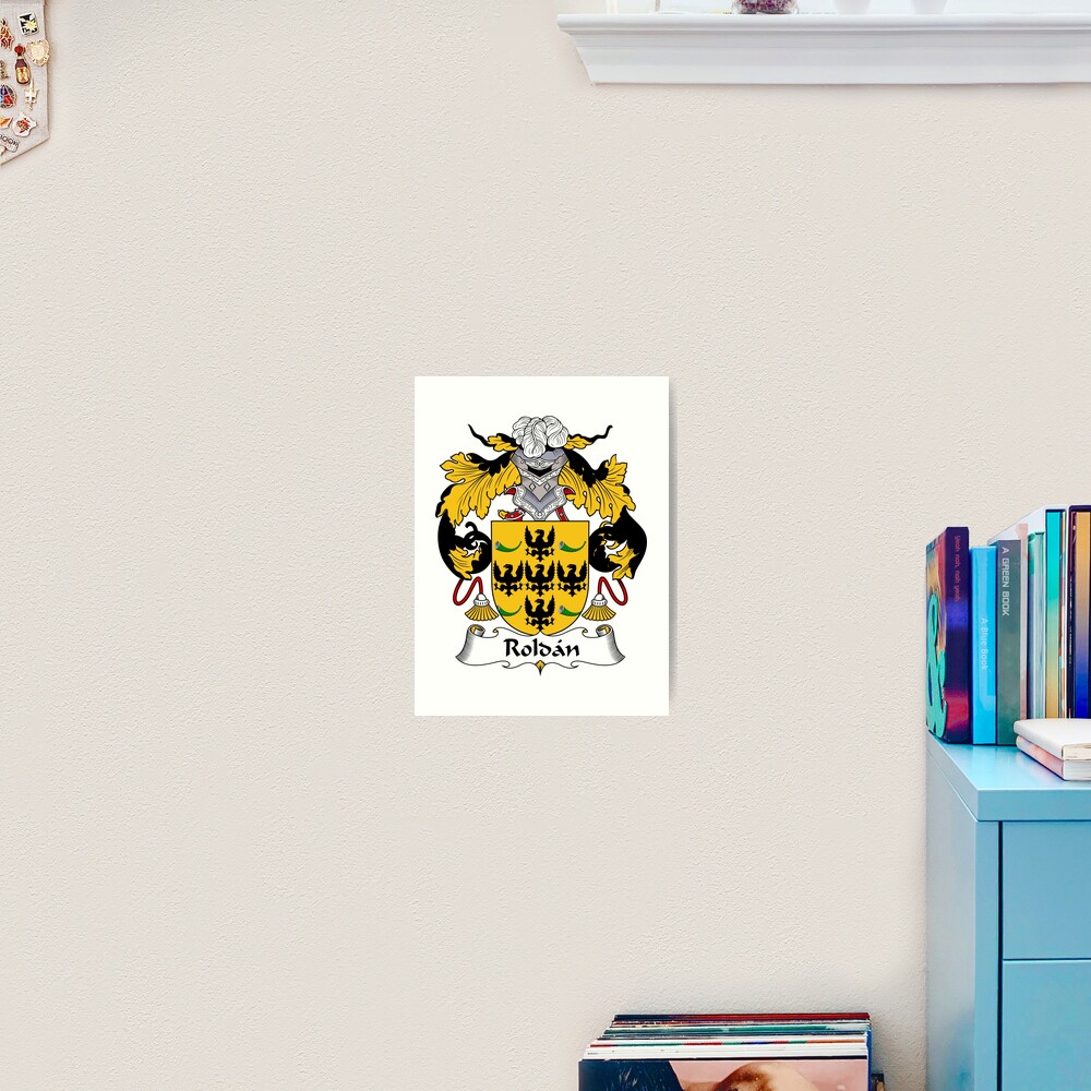 "Roldan Coat of Arms/Family Crest" Art Print by carpediem6655 | Redbubble
