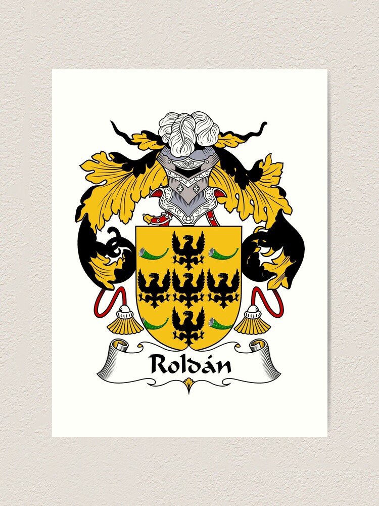 "Roldan Coat of Arms/Family Crest" Art Print by carpediem6655 | Redbubble