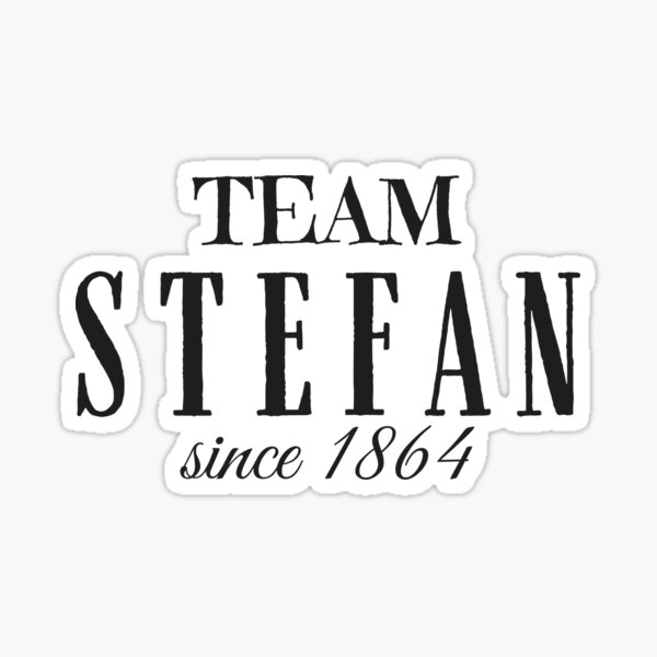 Pegatina «Equipo Stefan Est.1864, Sudadera Stefan, Camisa Vampire ...