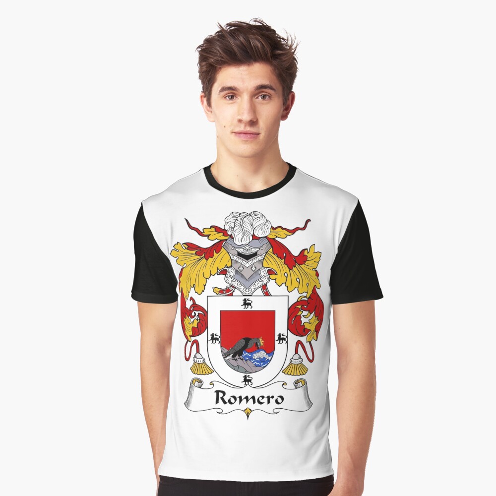 "Romero Coat of Arms/Family Crest" T-shirt by carpediem6655 | Redbubble