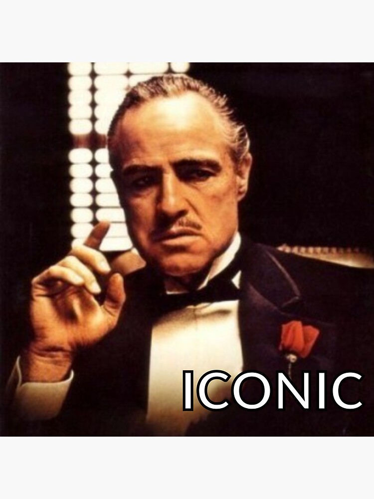 "Iconic Don Corleone, The Godfather" Sticker for Sale by HistoryMaker20 ...