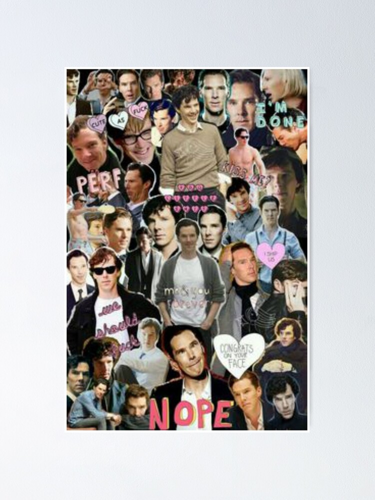 "Sherlock collage 3" Poster by letsplaymurder | Redbubble